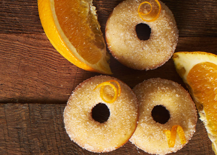 Autumn Orange Clove Donuts | Super Easy Recipe