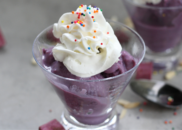 Purple Potato Ice Cream