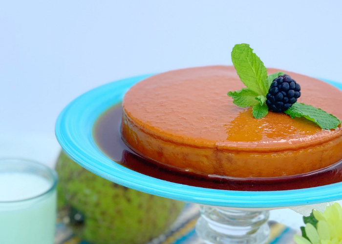 Breadfruit and Cheese Flan